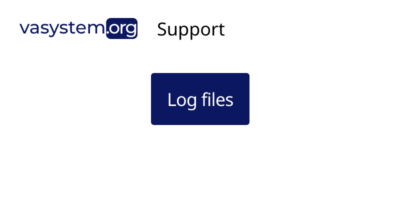 Log files · VASystem