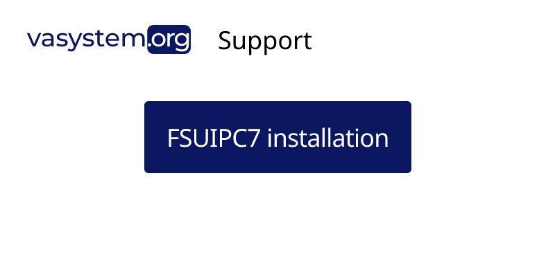 FSUIPC7 installation · VASystem